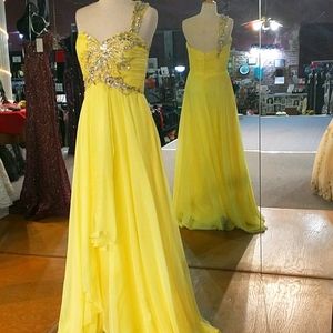 Precious Formals | Dresses | Precious Formal One Shoulder Evening Gown ...